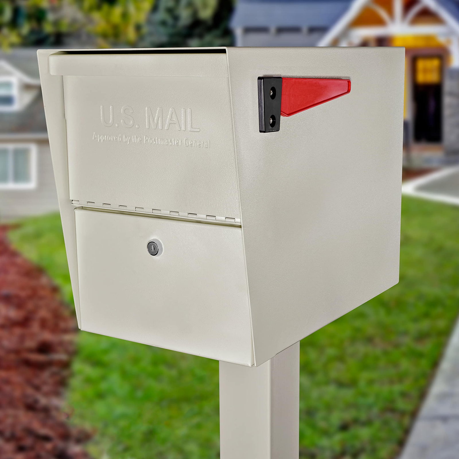Mailboss Package Master® Locking Mailbox & Post - MailboxEmpire