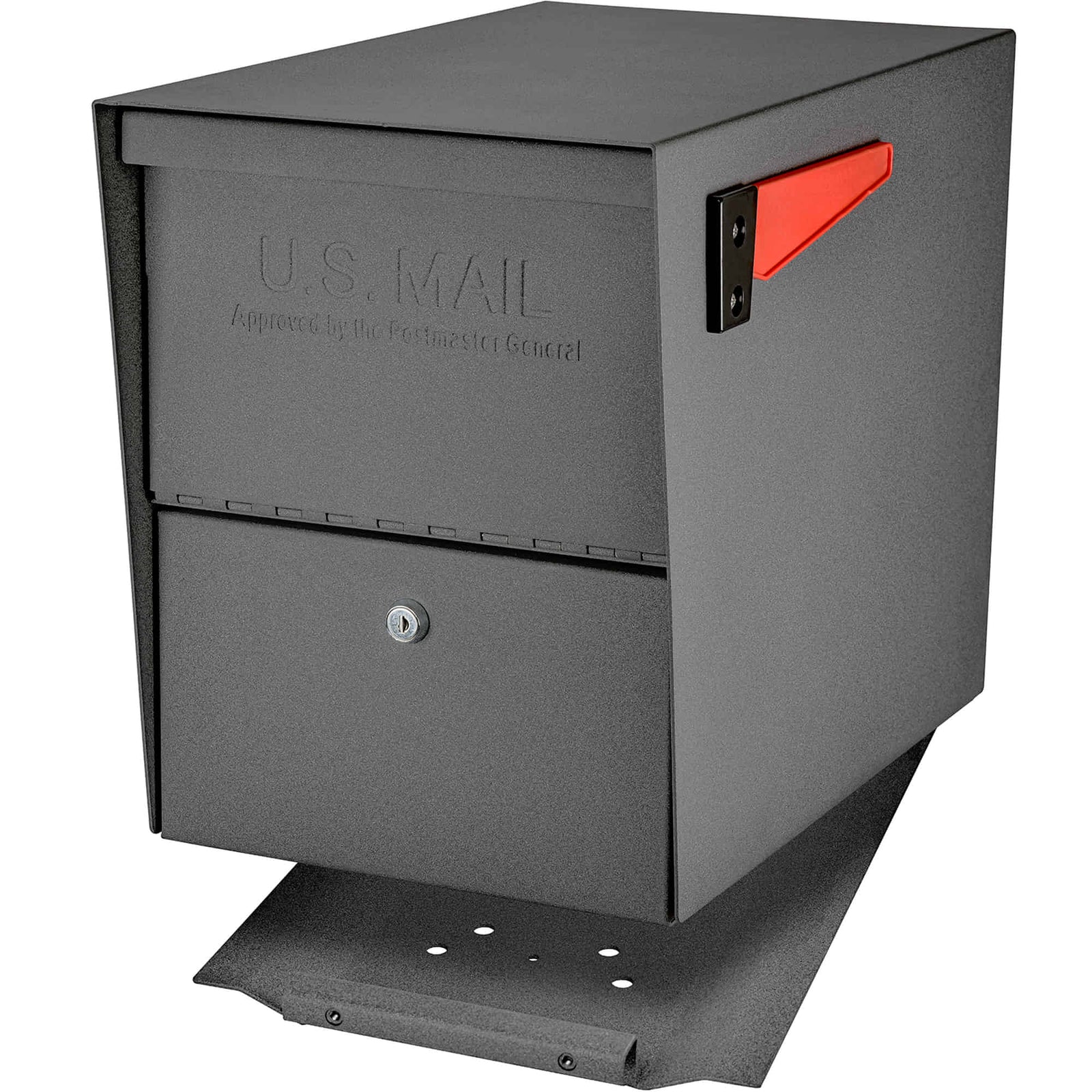 Mailboss Double Package Master® Locking Mailbox & Post - MailboxEmpire
