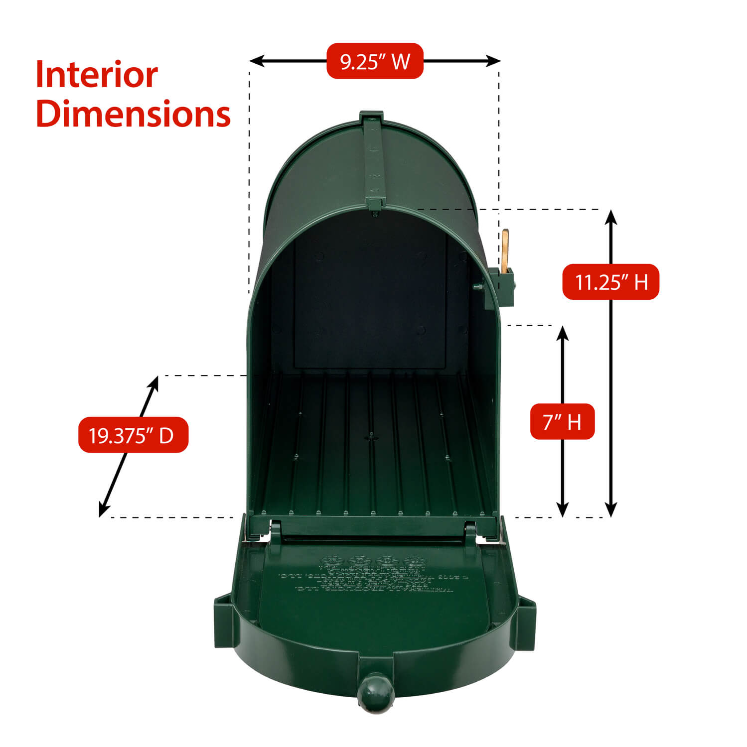 Buy Whitehall Premium Streetside Capitol Mailbox Package | MailboxEmpire