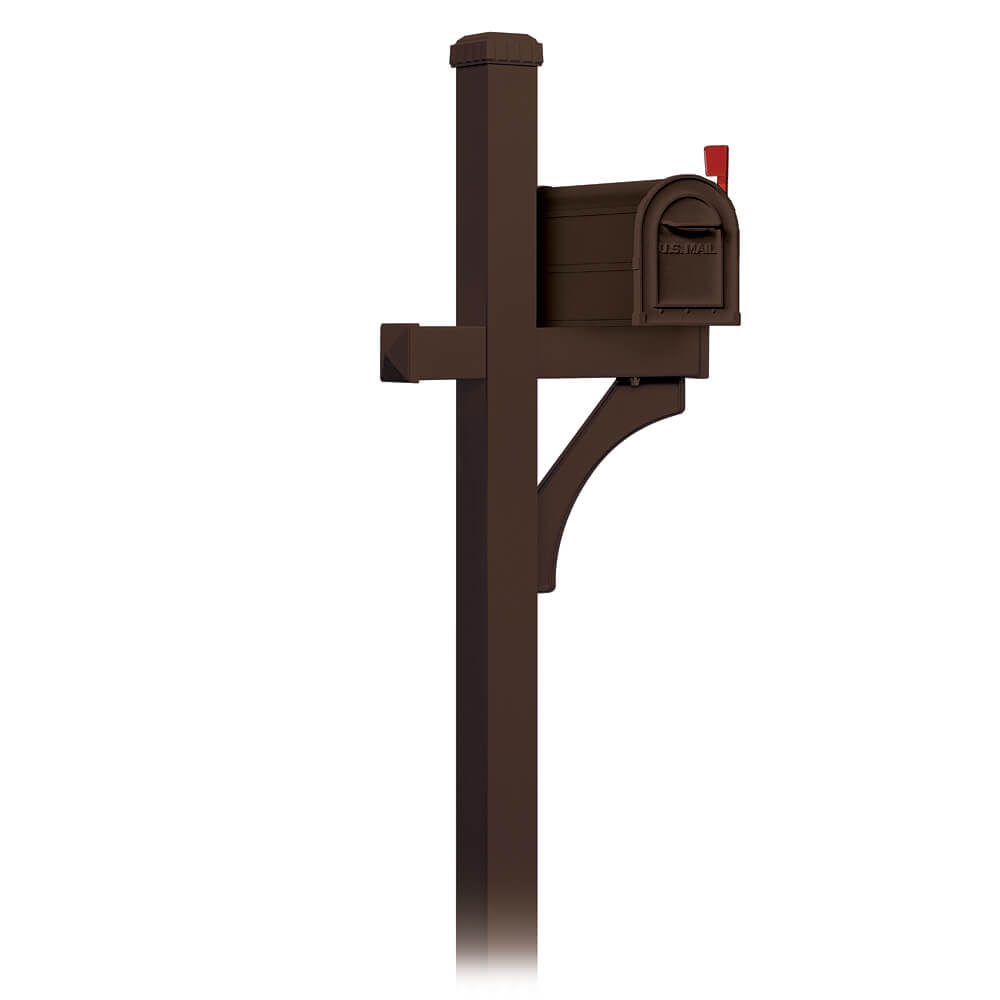 Salsbury Heavy Duty Rural Mailbox and Deluxe Post – MailboxEmpire