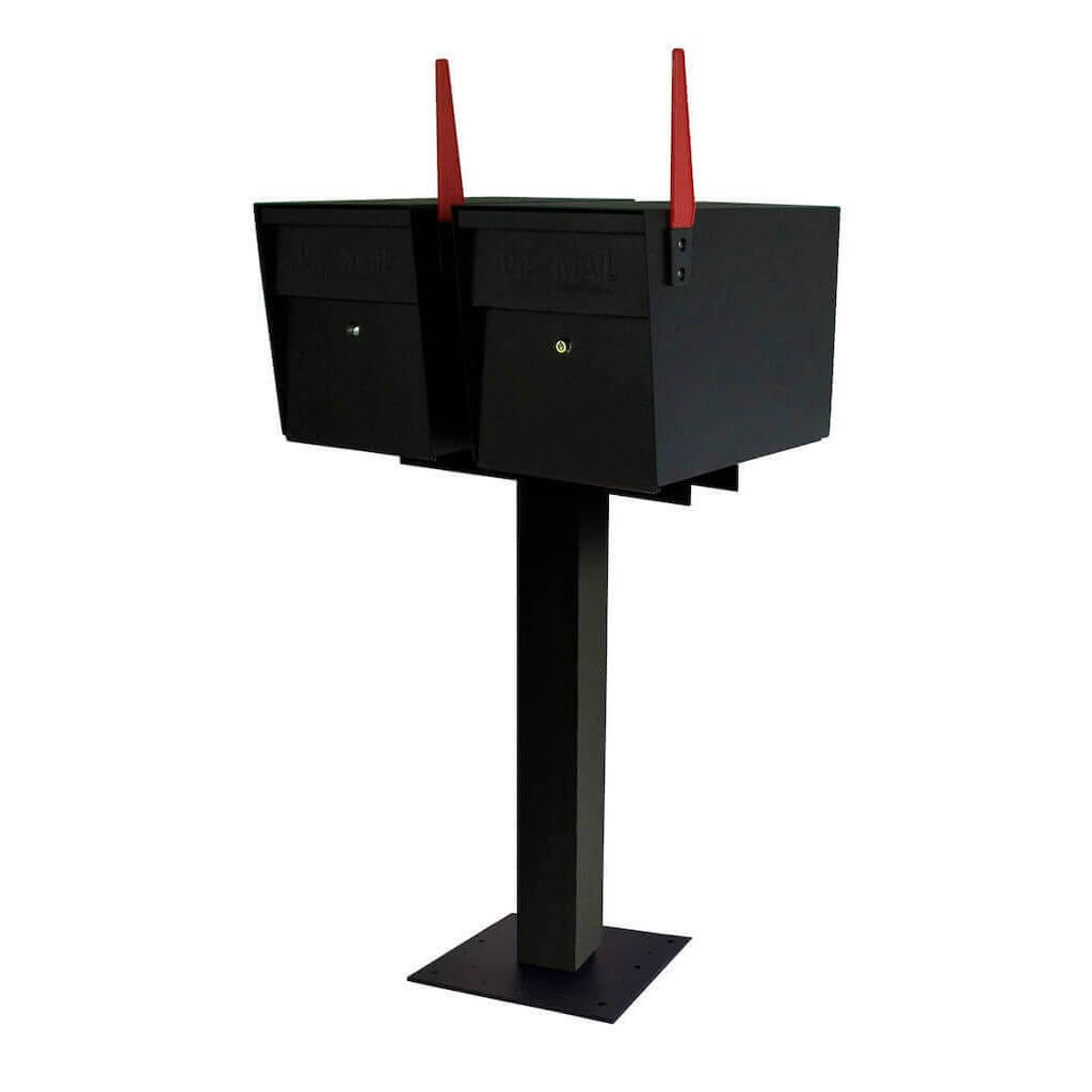 Mailboss® Double Security Locking Mailbox & Post - Free Shipping ...