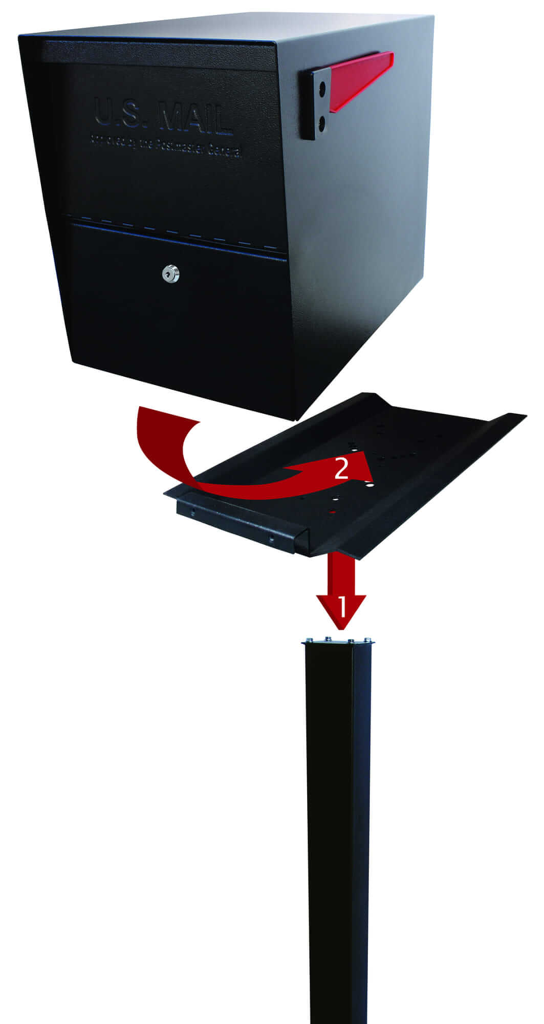 Mailboss Package Master® Locking Mailbox & Post - MailboxEmpire