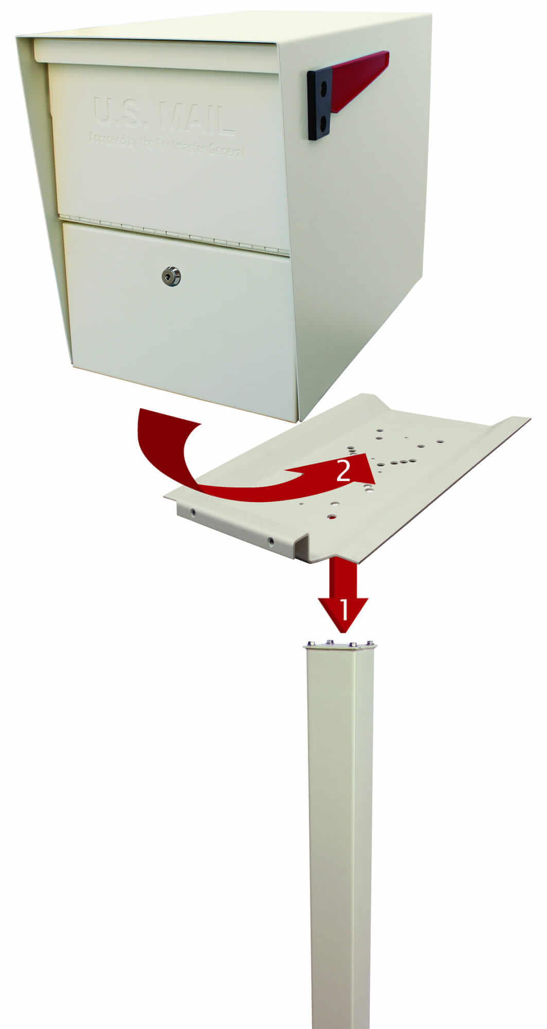 Mailboss Package Master® Locking Mailbox & Post - MailboxEmpire