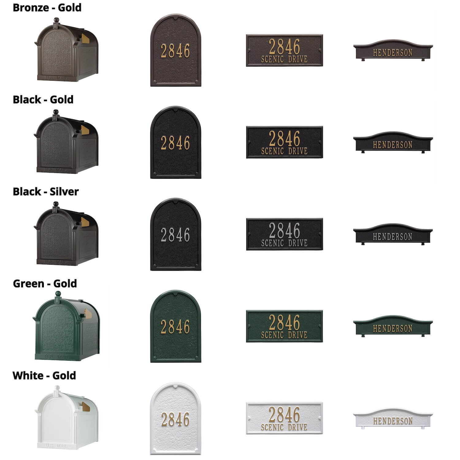 Mayne Liberty Post Whitehall custom Mailbox | MailboxEmpire