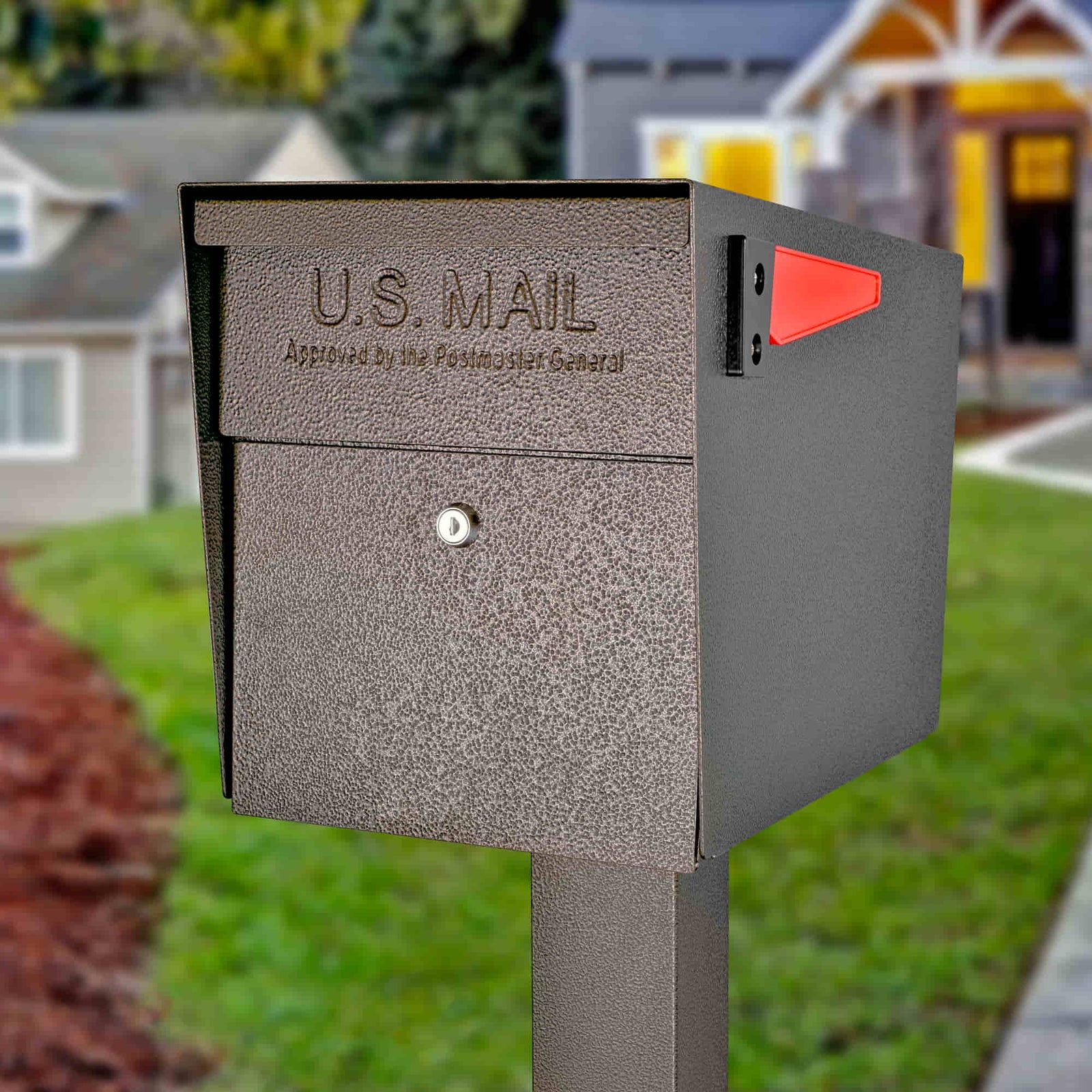 Mailboss® Security Locking Mailbox & Post - Free Shipping – MailboxEmpire